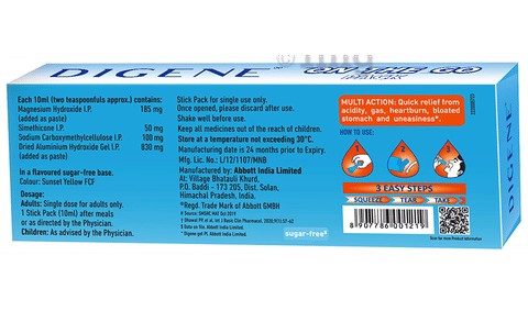 digene tablet composition