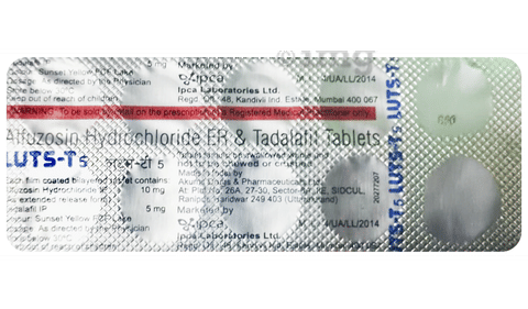 Buy Luts-T 5 Tablet ER Online: View Uses, Side Effects, Price ...