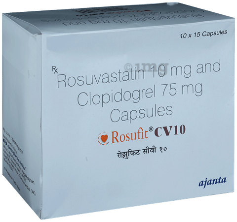 Buy Rosufit CV 10 Capsule Online: View Uses, Side Effects, Price ...