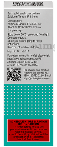 Buy Zolswift-SL Spray Online: View Uses, Side Effects, Price ...