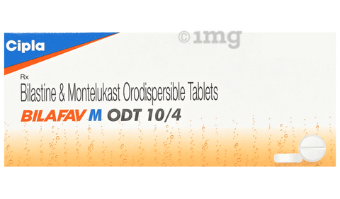 Buy Bilafav M ODT 10/4 Tablet Online: View Uses, Side Effects, Price ...