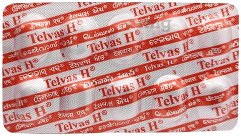 Buy Telvas H 40/12.5 Tablet Online: View Uses, Side Effects, Price ...