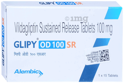 Buy Glipy OD 100mg Tablet SR Online: View Uses, Side Effects, Price ...