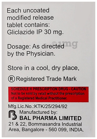 Buy Diabend-MR 30 Tablet Online: View Uses, Side Effects, Price ...