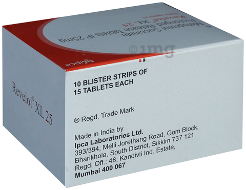 Buy Revelol XL 25 Tablet Online: View Uses, Side Effects, Price ...