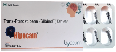 Hipocam Tablet: Buy strip of 10.0 tablets at best price in India | 1mg