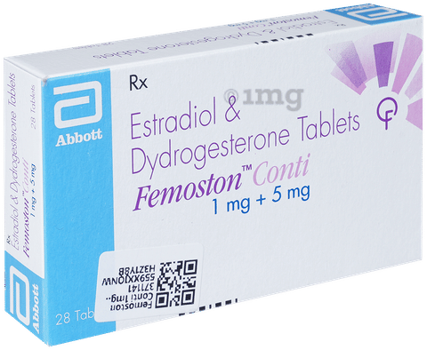 Buy Femoston Conti 1mg/5mg Tablet Online: View Uses, Side Effects ...