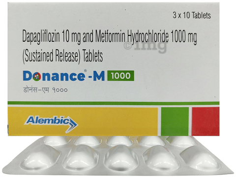 Buy Donance M 10mg/1000mg Tablet SR Online: View Uses, Side Effects ...