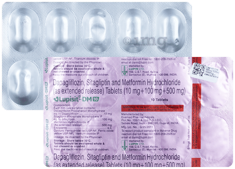 Buy Lupisit DM 10mg/500mg/100mg Tablet Online: View Uses, Side Effects ...
