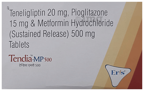 Buy Tendia-MP 500 Tablet SR Online: View Uses, Side Effects, Price ...