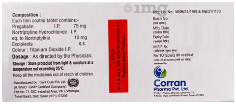 Buy Pregalyt-NT Tablet Online: View Uses, Side Effects, Price ...