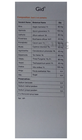 Capro Gid Syrup (200ml Each): Buy combo pack of 3.0 bottles at 𝗯𝗲𝘀𝘁 ...