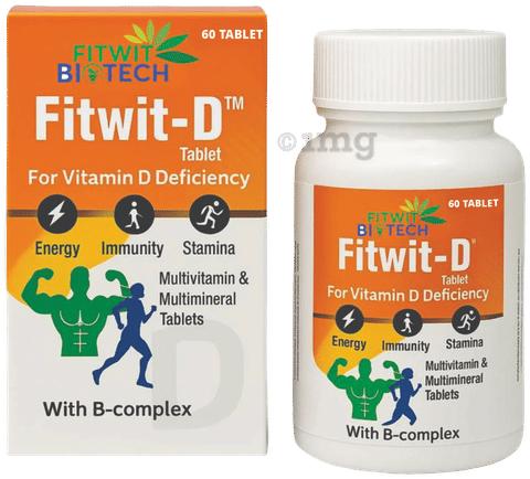Fitwit Biotech Fitwit-D Tablet: Buy bottle of 60.0 tablets at best ...