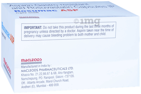 Buy Rosumac ASP Capsule Online: View Uses, Side Effects, Price ...