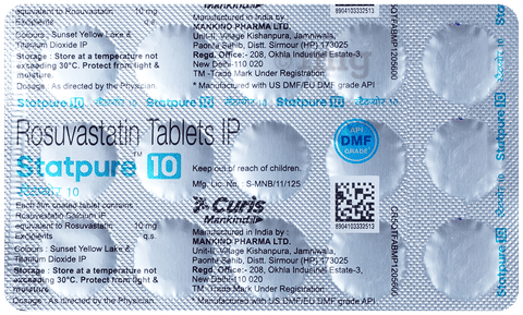 Buy StatPURE 10mg Tablet Online: View Uses, Side Effects, Price ...