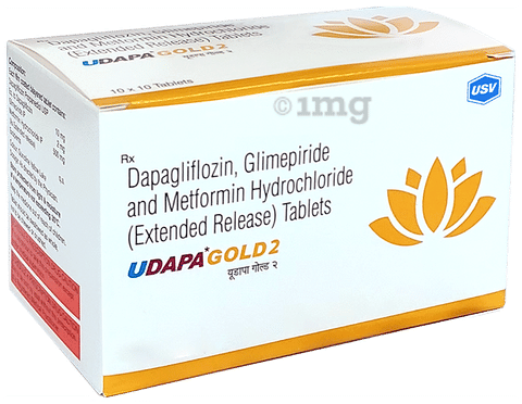 Buy Udapa Gold 2 Tablet ER Online: View Uses, Side Effects, Price ...