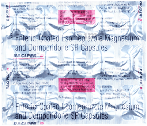 Buy Raciper D 40 Capsule SR Online: View Uses, Side Effects, Price ...