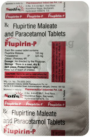 Buy Flupirin P Tablet 100mg/325mg Online: View Uses, Side Effects ...