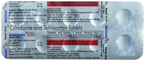 Buy Macsart CL 10mg/40mg Tablet Online: View Uses, Side Effects, Price ...