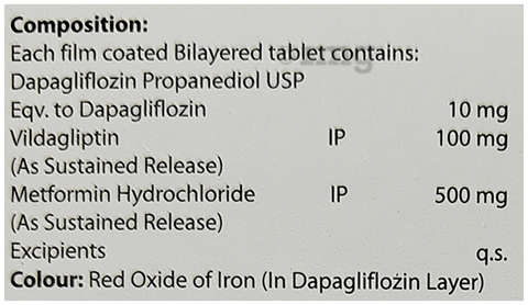 Buy Dapaford VDM 10mg/500mg/100mg Tablet SR Online: View Uses, Side ...