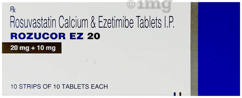 Buy Rozucor EZ 20mg/10mg Tablet Online: View Uses, Side Effects, Price ...