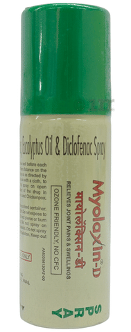 Myolaxin-D Spray for Joint Pain & Swelling Relief: Buy bottle of 35.0 ...