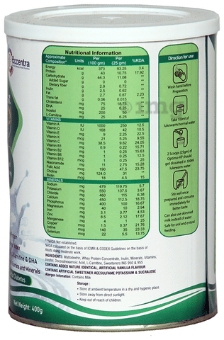 Optimo HP Powder Vanilla: Buy Tin of 400.0 gm Powder at best price in ...