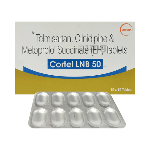 Buy Cortel LNB 10mg/50mg/40mg Tablet Online: View Uses, Side Effects ...