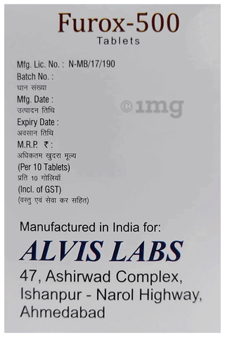 Buy Furox 500 Tablet Online: View Uses, Side Effects, Price ...