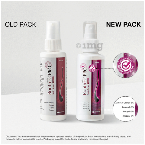 Bontress PRO+ Scalp Serum | for Hair Growth & Hair Fall: Buy pump ...