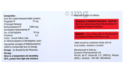 Buy Nervochek NP Tablet PR Online: View Uses, Side Effects, Price ...