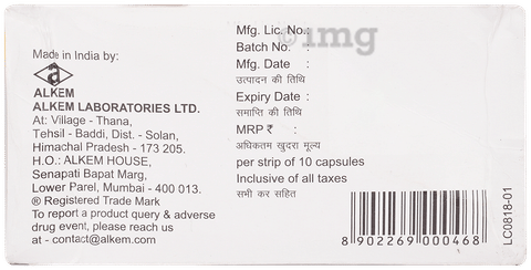 Buy Broadiclox Novo 500 mg Capsule Online: View Uses, Side Effects ...