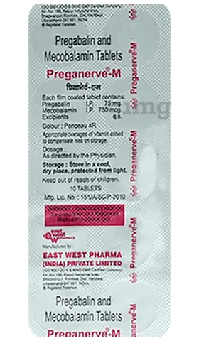 Buy Preganerve M 750mcg/75mg Tablet Online: View Uses, Side Effects ...