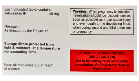 Buy Telspot 40 Tablet Online: View Uses, Side Effects, Price ...