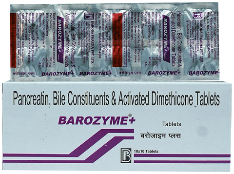 Buy Barozyme+ Tablet Online: View Uses, Side Effects, Price ...