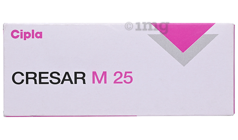 Buy Cresar M 40mg/25mg Tablet Online: View Uses, Side Effects, Price ...