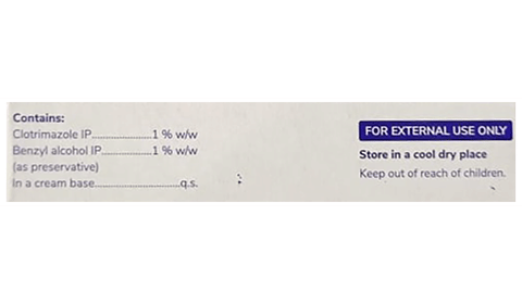 Clocip Clotrimazole Cream for Skin Infections (15 gm): Buy tube of 15.0 ...