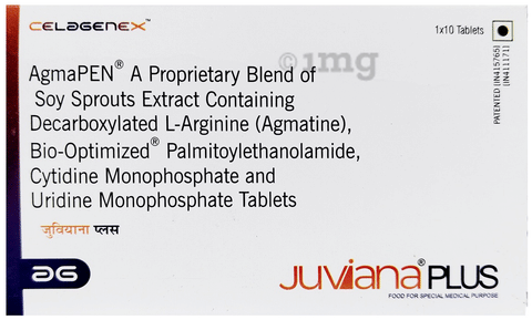 Juviana Plus Tablet: Buy strip of 10.0 tablets at 𝗯𝗲𝘀𝘁 𝗽𝗿𝗶𝗰𝗲 in India | 1mg
