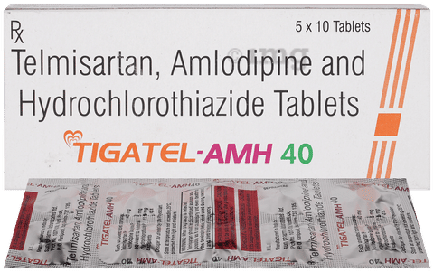 Buy Tigatel AMH 40mg/5mg/12.5mg Tablet Online: View Uses, Side Effects ...
