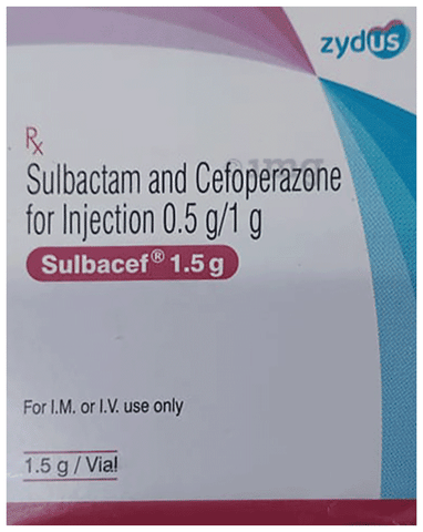 Buy Sulbacef 1000mg/500mg Injection Online: View Uses, Side Effects ...