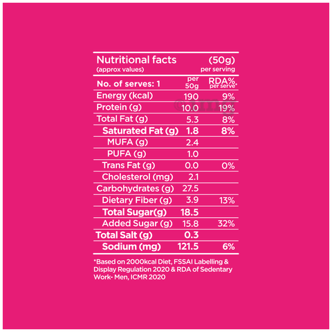 Yoga Bar Daily 10g Protein Bar Dark Chocolate & Cranberry: Buy packet ...