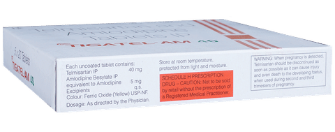 Buy Tigatel AM Tablet Online: View Uses, Side Effects, Price ...