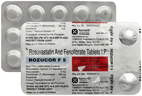 Buy Rozucor F 5 Tablet Online: View Uses, Side Effects, Price ...