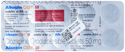 Buy Alkepin Odt 50mg Tablet Online: View Uses, Side Effects, Price ...