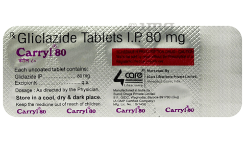 Buy Carryl 80 Tablet Online: View Uses, Side Effects, Price ...
