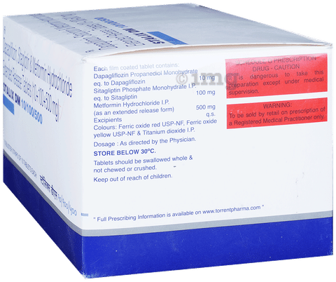 Buy Stalix DM 10+500+100 Tablet ER Online: View Uses, Side Effects ...