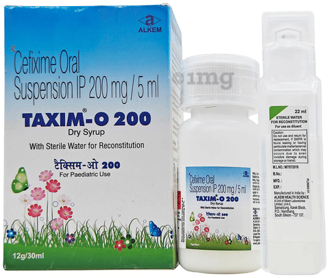 Buy Taxim O 200mg Dry Syrup Online: View Uses, Side Effects, Price ...