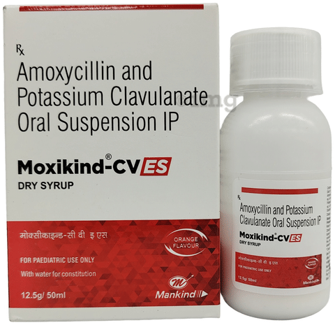 Buy Moxikind CV ES Dry Syrup Online: View Uses, Side Effects, Price ...