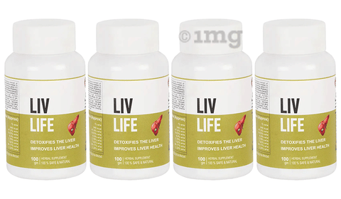Eternal Life Ayurveda Liv Life Powder (100gm Each): Buy combo pack of 4 ...