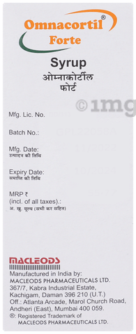 Buy Omnacortil Forte Syrup Online: View Uses, Side Effects, Price ...